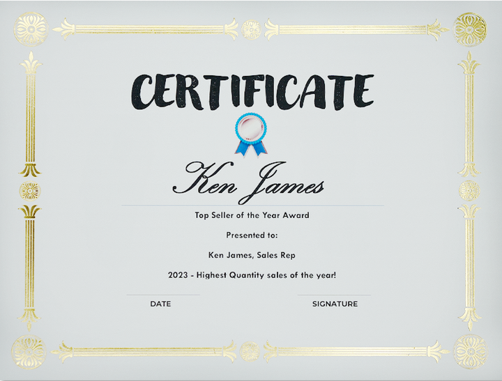 Certificates & Seals – tagged "Premium weight certificates" – First ...